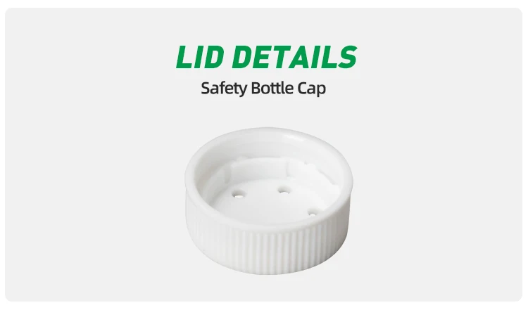 Wholesale HDPE Baby Powder Bottles with Sifter Cap