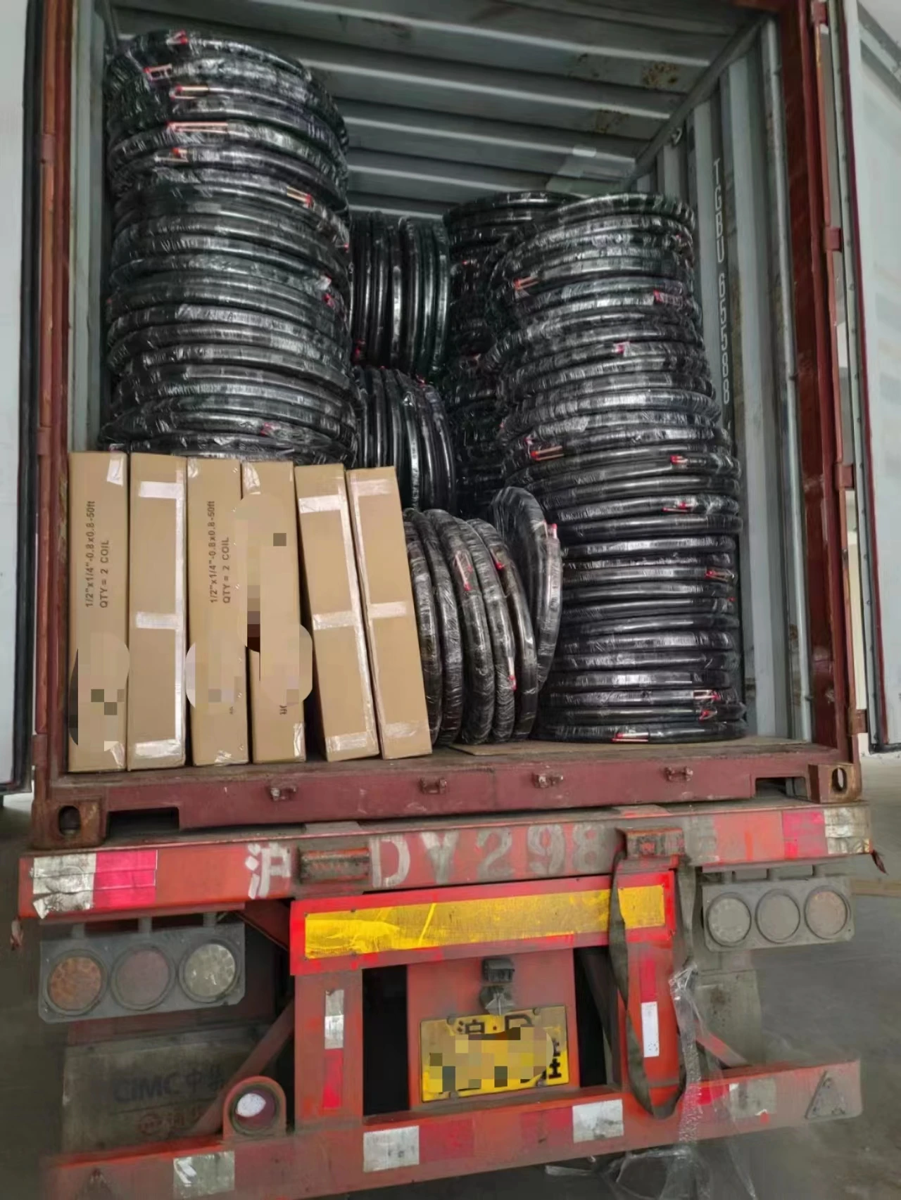 50 Ft. Black Rubber Copper Coil Line Set For Mini Split Air Conditioner ...