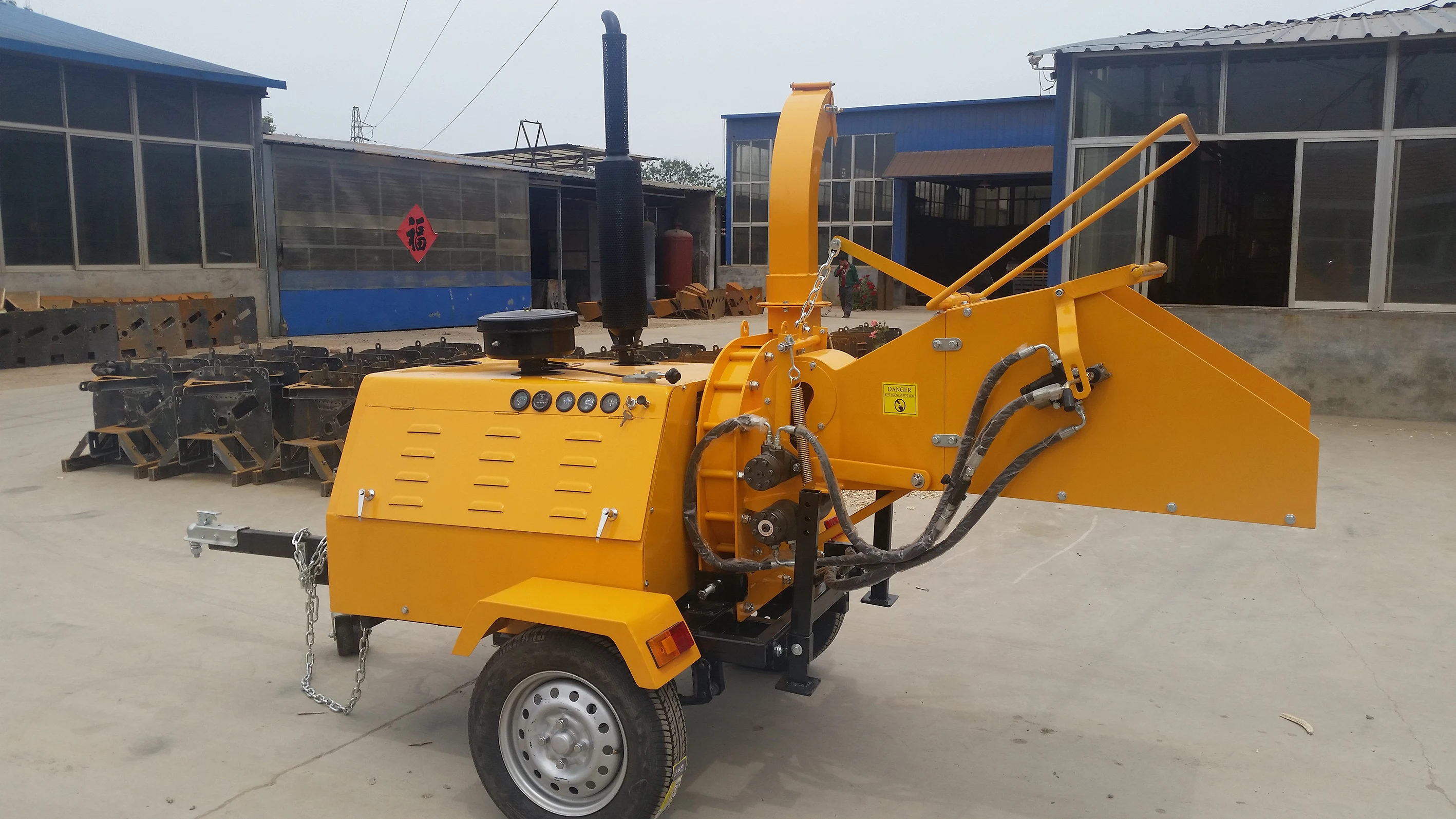 Wood Chipper Crusher Chipper 40hp For Sale Tree Crawler Diesel Engine ...