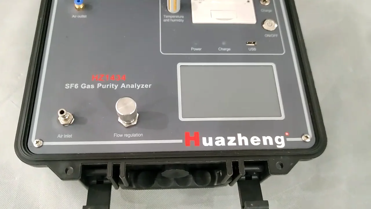 Huazheng Electric Manufacturing High Precision Portable Sf6 Gas Purity ...