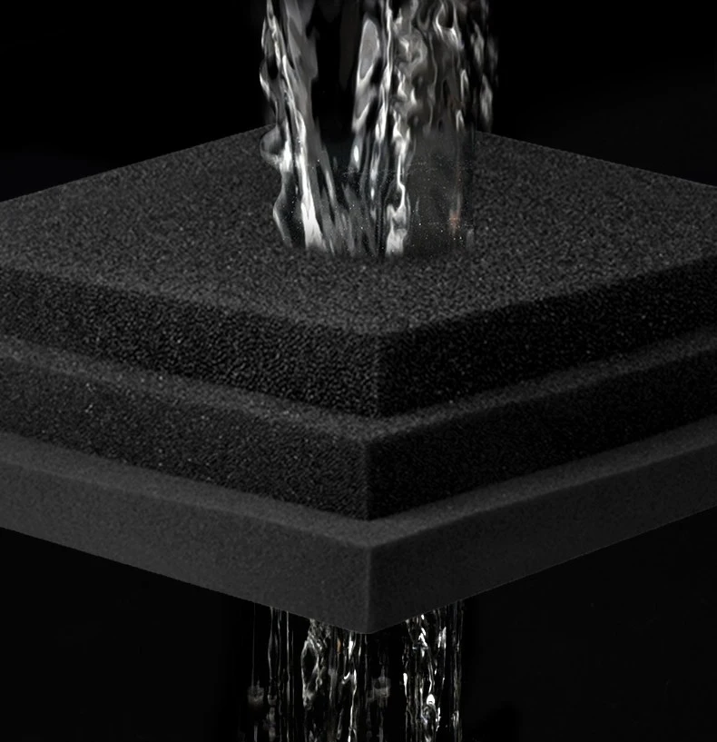 Aquarium Black Filter Sponge - Efficient Water Filtration