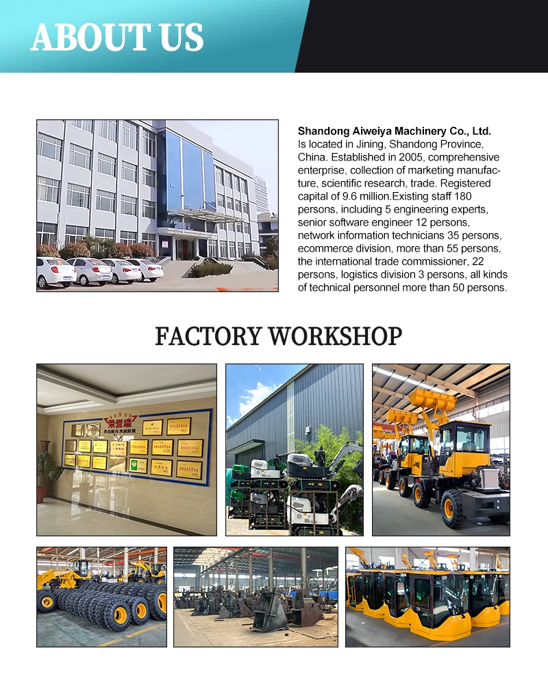 Small Mini TLB Backhoe Loader Tractor with Front End Loader and Backhoe