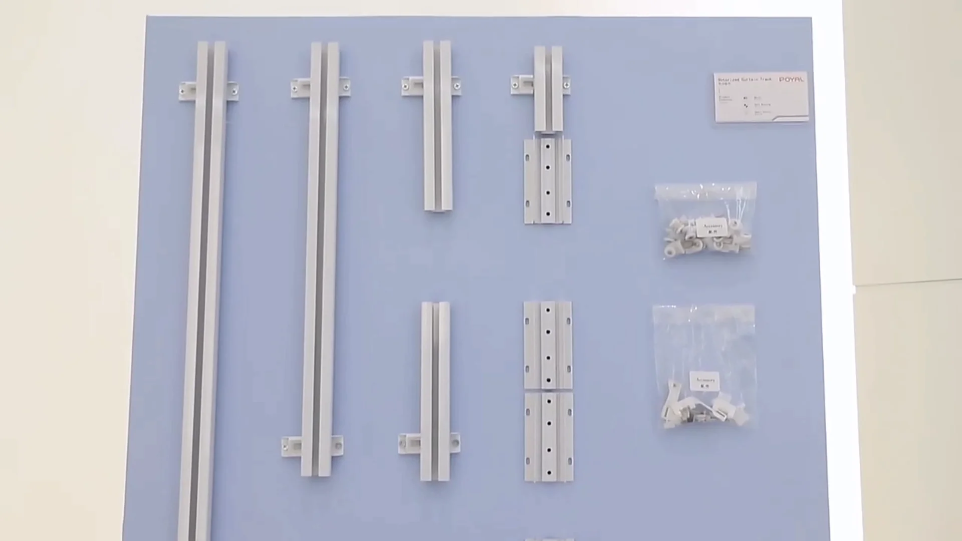 Poyal Automatic Sliding Curtain Rails Smart Control Curtain Drivers ...