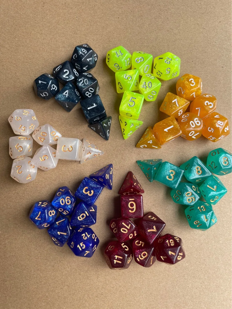 100 Different Styles Available - Mixing Color Party Game Dice