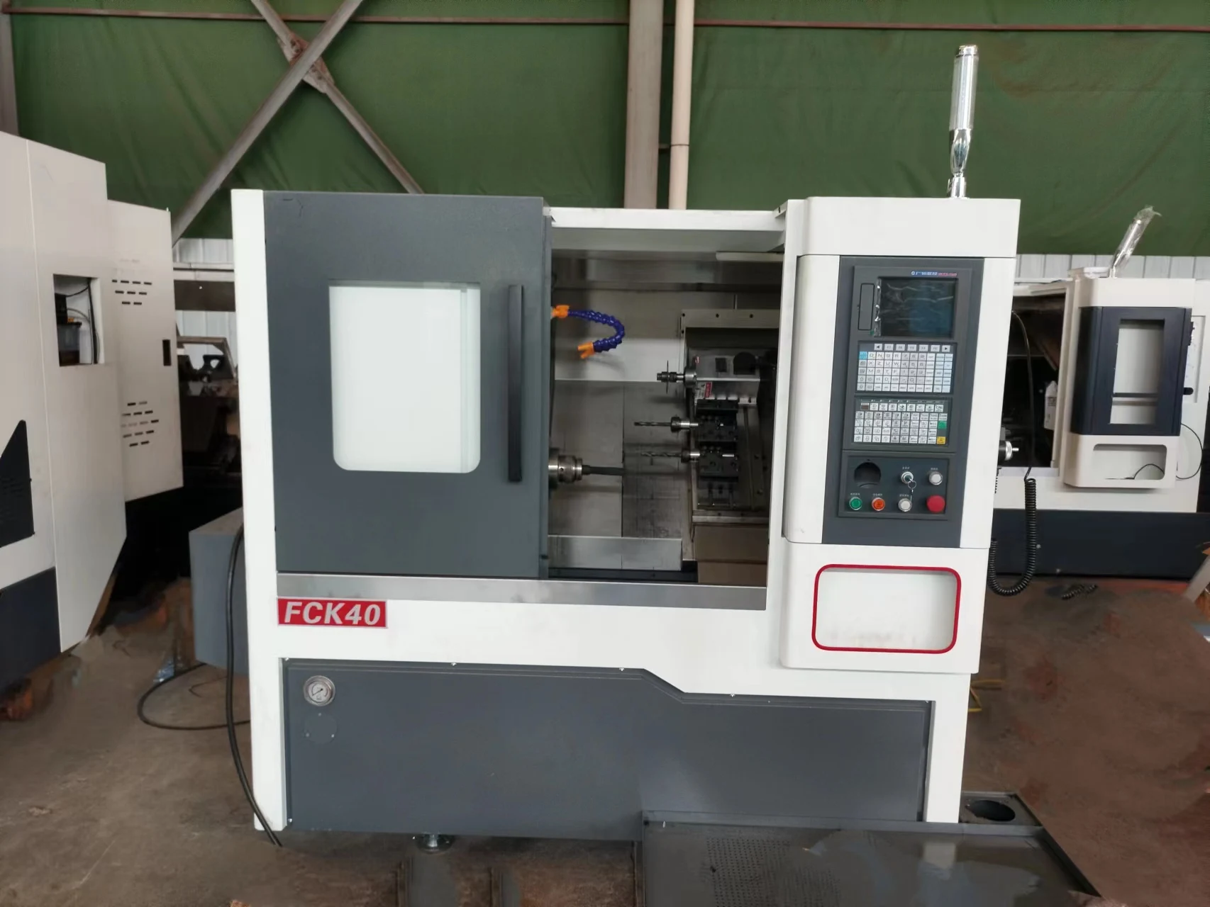 Multi Spindle Cnc Lathe Tck40 Slant Bed Gang Type Tool Holder Lathe Machine - Buy Cnc Metal ...