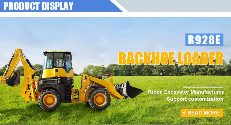 RIPPA Retroexcavadora Chinese Backhoe Loader Efficiency