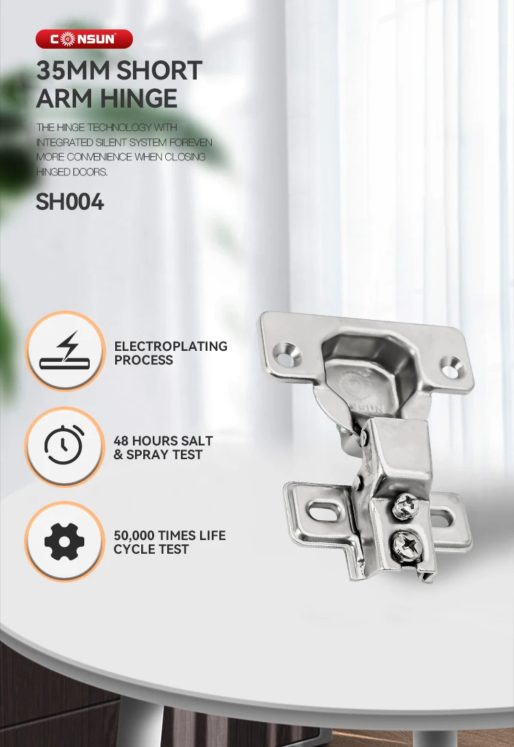 Modern Stainless Steel Cabinet Hinge Hardware Furniture Supplies Home ...