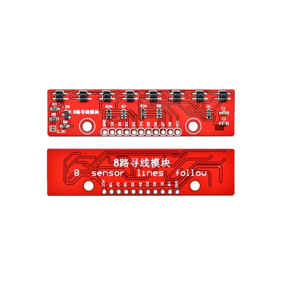 8-channel infrared tracking sensor module infrared line tracking ...
