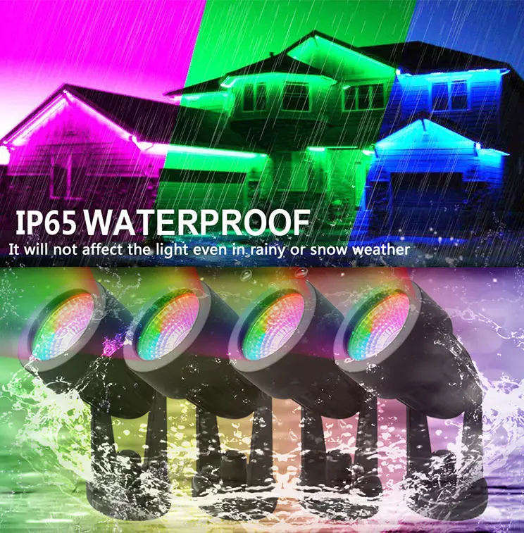 Oem Submersible Led Spotlight Underwater Rgb App Remote Control Garden ...