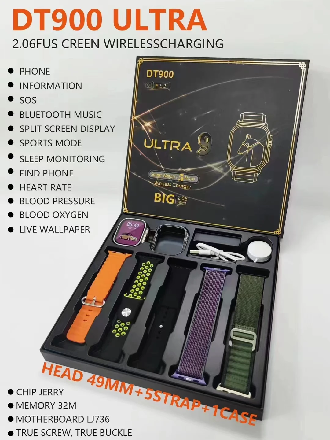 2023 S8 New Dt900 Ultra Smart Watch For Bluetooth Sport Iwatch Smart ...