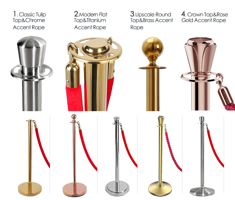 Red Carpet Vip Black And Gold Crown Queue Line Pole Barrier Rope Crowd ...