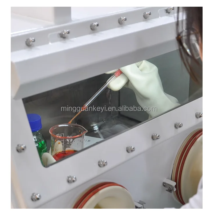 Laboratory Stainless Steel Vacuum Glove Box A Series Can Be Customized ...