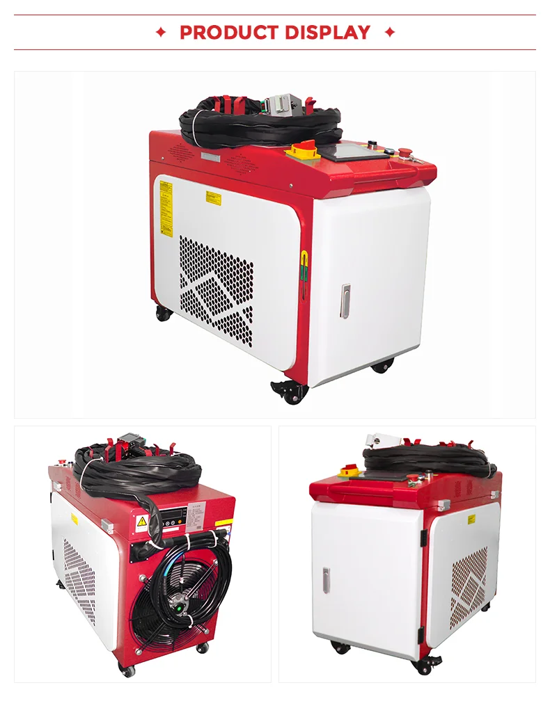 1000w/1500w/2000w Continuous Handheld Laser Cleaning Machine Rust/oil ...