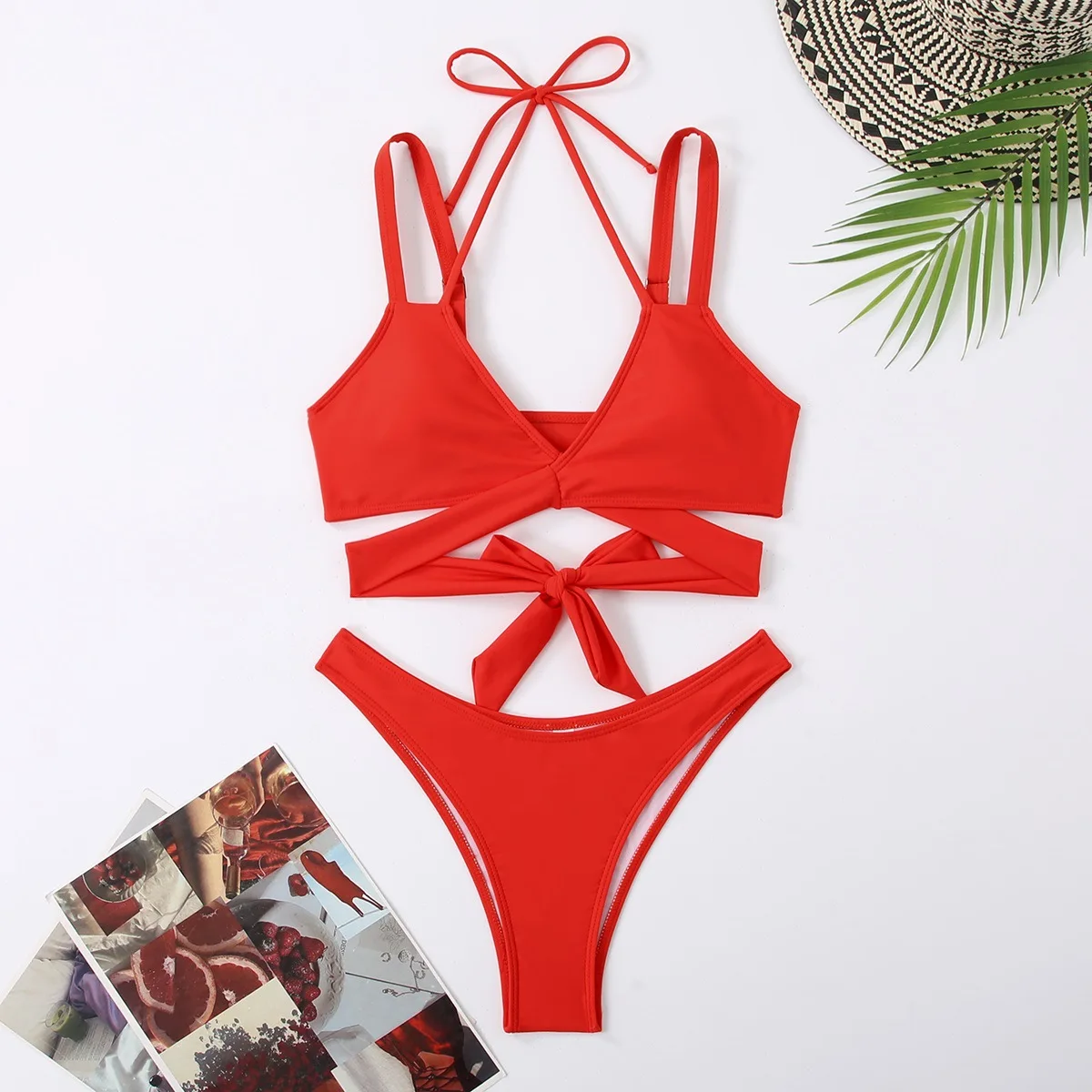 2025 Backless Custom Print Bikini Two Piece Thong Bikini G-String Ultra ...