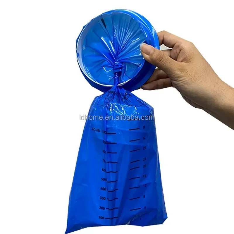 1000 Ml Emesis Bags and Throw up Bags Disposable for Nausea Morning Air ...