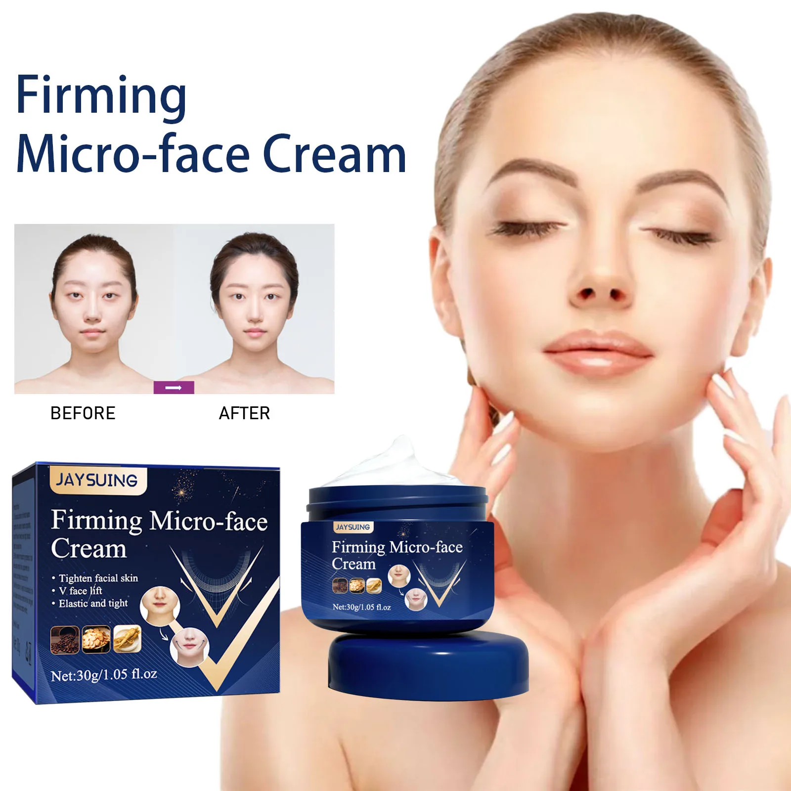 Jaysuing Firming Micro-Face Cream - Anti-Aging, Whitening ...