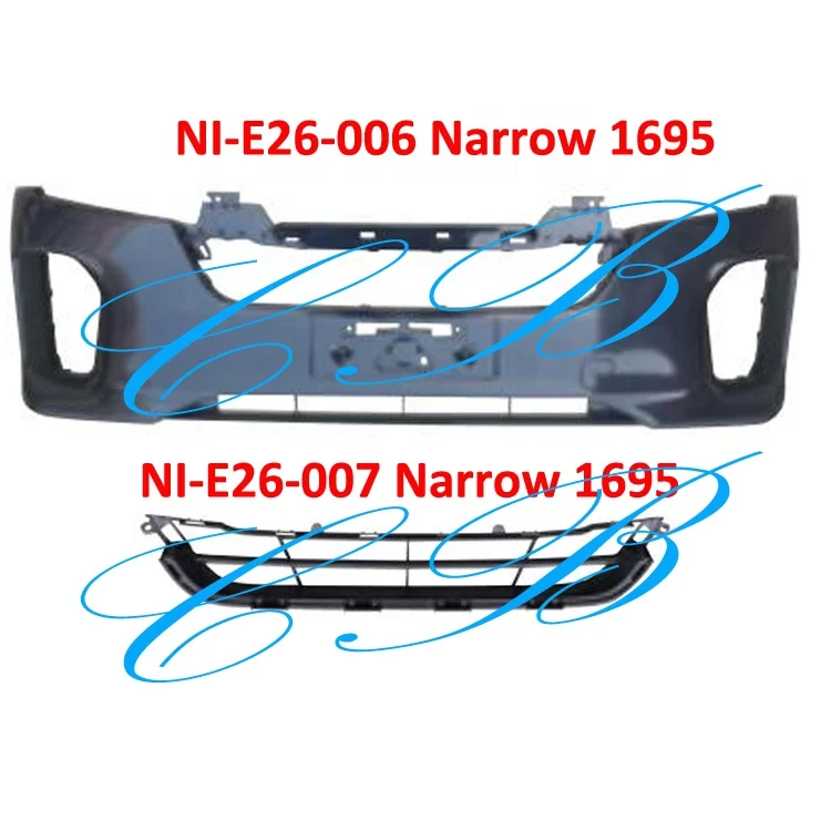 Caravan Urvan NV350 E26 Front Bumper Grille Narrow 1695 High Quality ...
