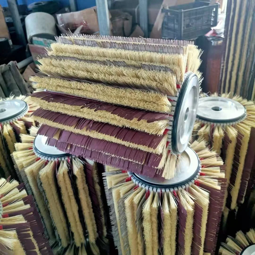 Sisal Sandpaper Sanding Brush Strip Roller For Wood Grinding Machine ...