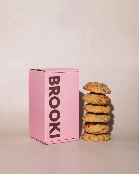 Eco-friendly Delivery Cookie Box - Thick Corrugated Cardboard