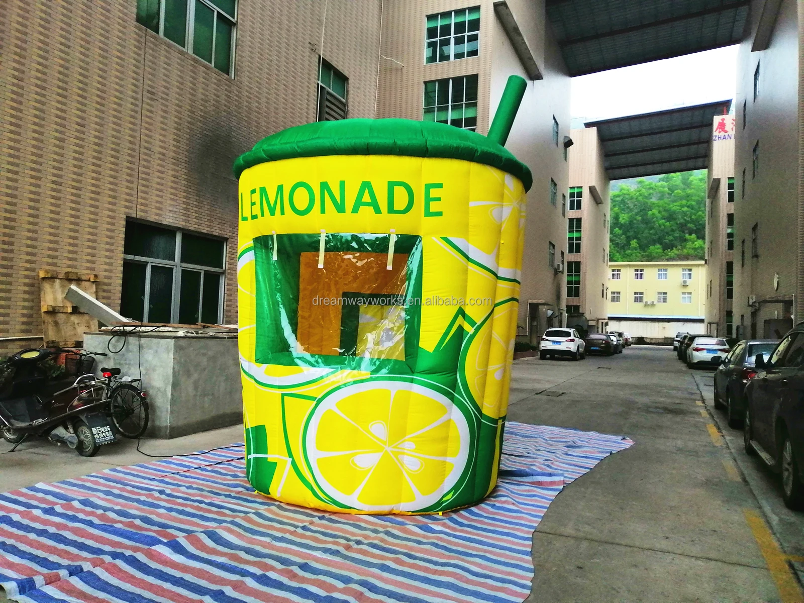 2023 Dreamway Show Display Inflatable Lemon Booth - Advertise with Fun