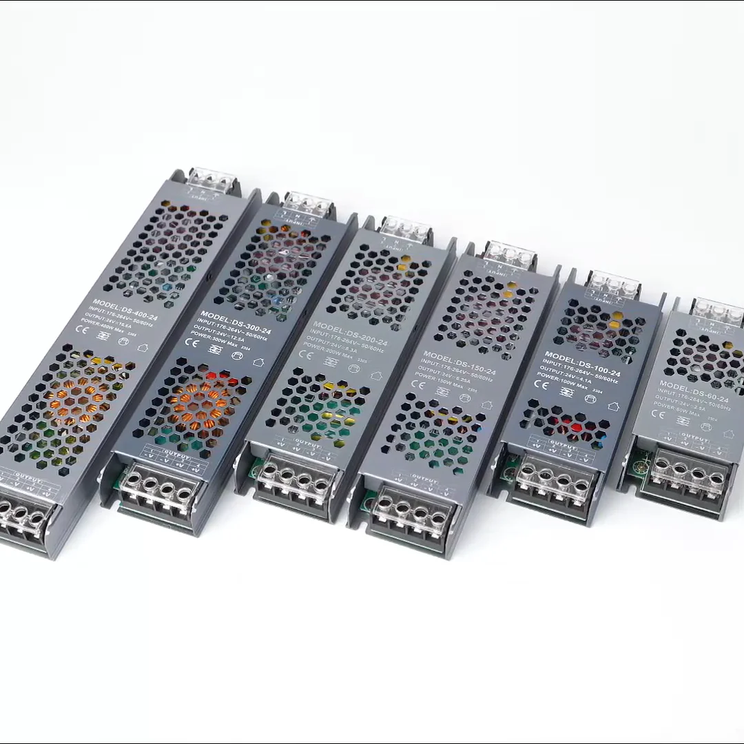 12v 24v Power Supply Ac Dc Smps Constant Voltage 60w 100w 150w 200w ...