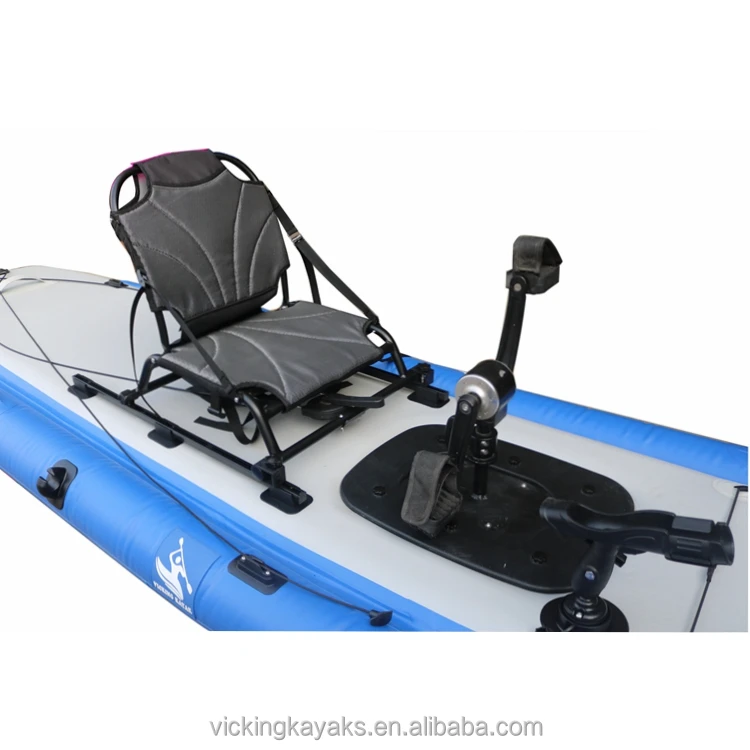 2024 Pedal Boat 12FT Inflatable Fishing Kayak - Stable & Lightweight
