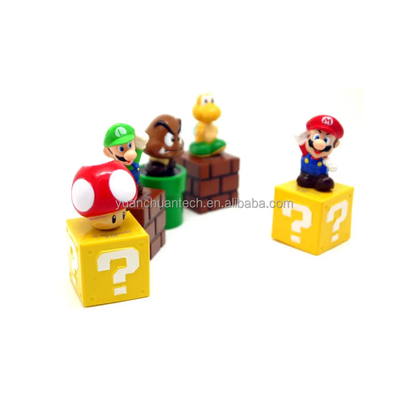 5pcs/set Small Size Mario Cartoon Action Figures M-535 - Buy Cartoon ...