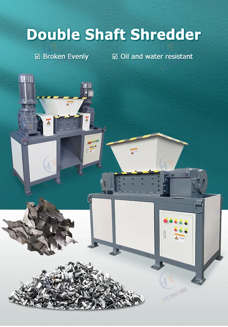 Waste Plastic Shredder Machine Woven Bags/ton Bags Tires Plastic ...