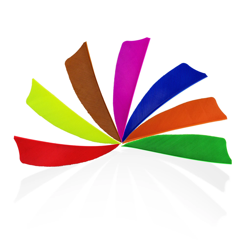 3 Inch Arrow Vanes - Natural Fletching for Archery Success