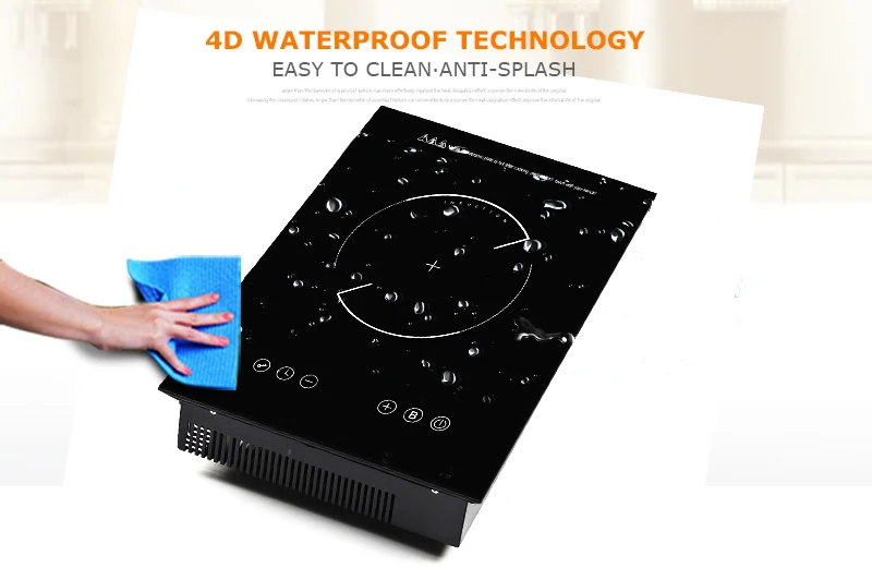 Home Appliance 2500w Black Glass Induction Cooker Single Burner ...