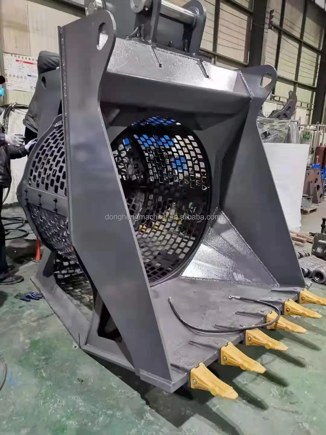KINGER Excavator Attachment Rotary Screening Bucket for Sale| Alibaba.com