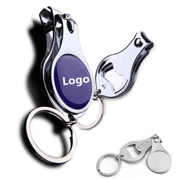 Stainless Steel Nail Clipper Key Chains 3 In 1 Multi-functional Nail ...