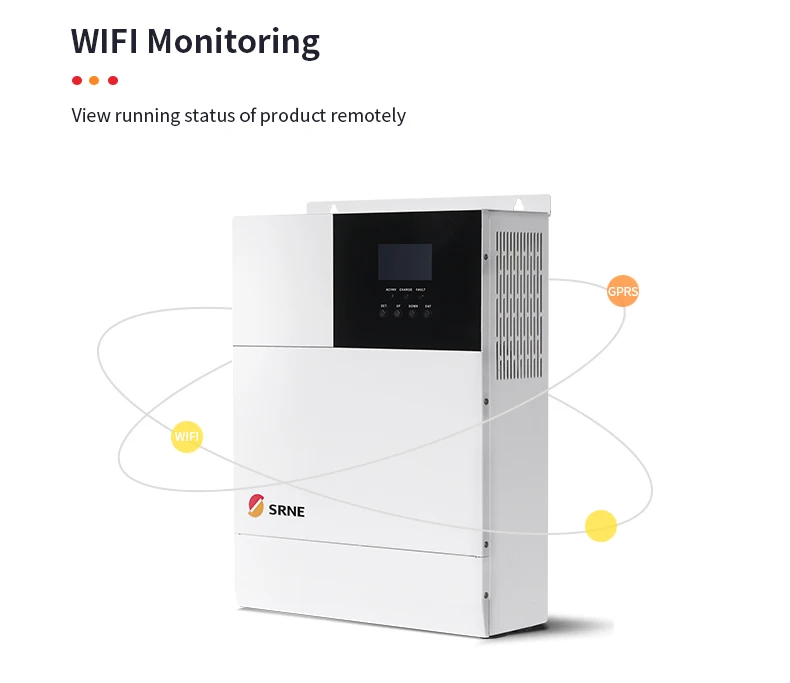 SRNE Factory On/off Grid 3KW 5KW 48V Hybrid Solar Inverter