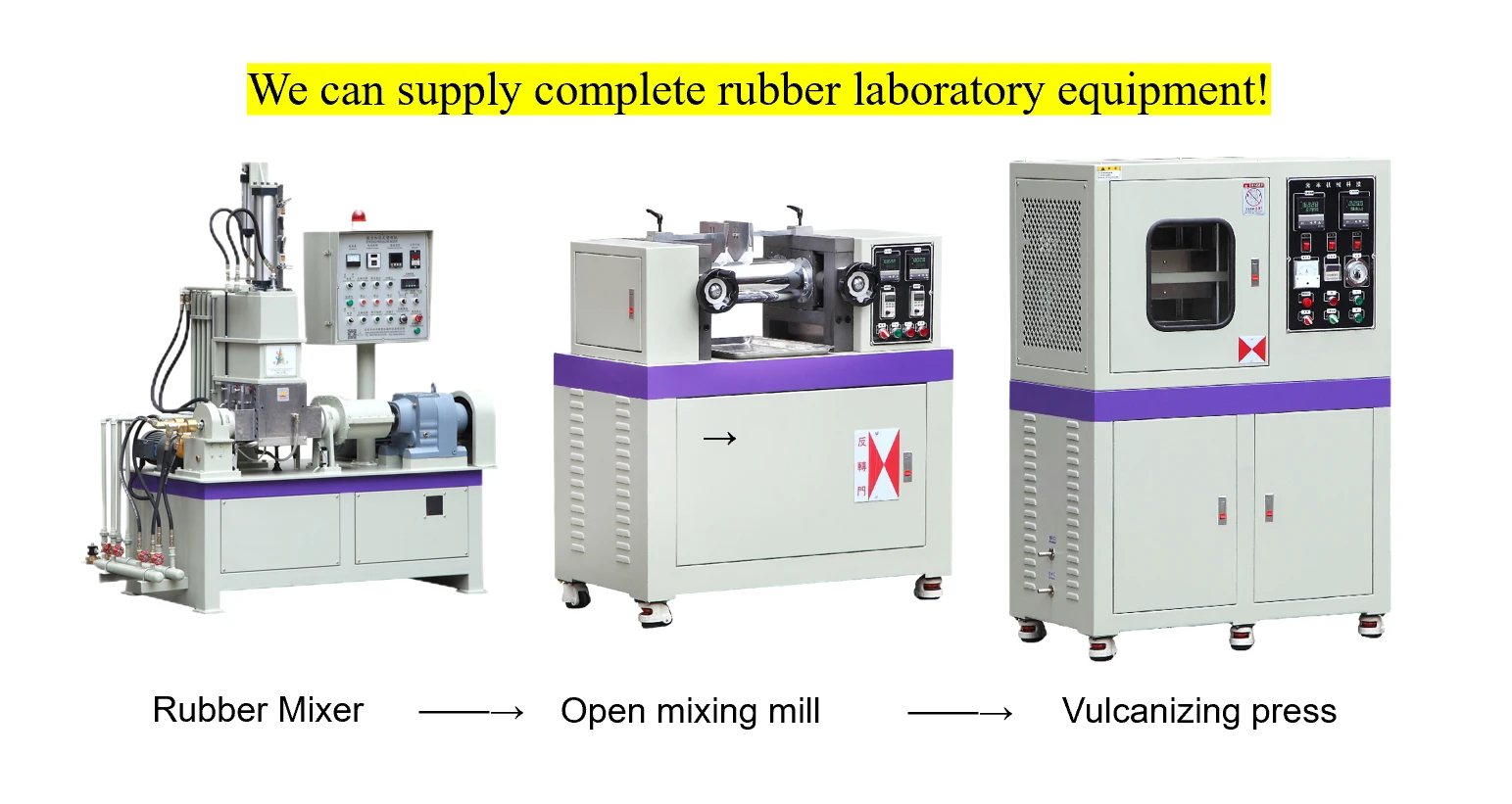 Custom Lab Rubber Two Roll Mixing Mill Open Mixing Mill for Compounding ...