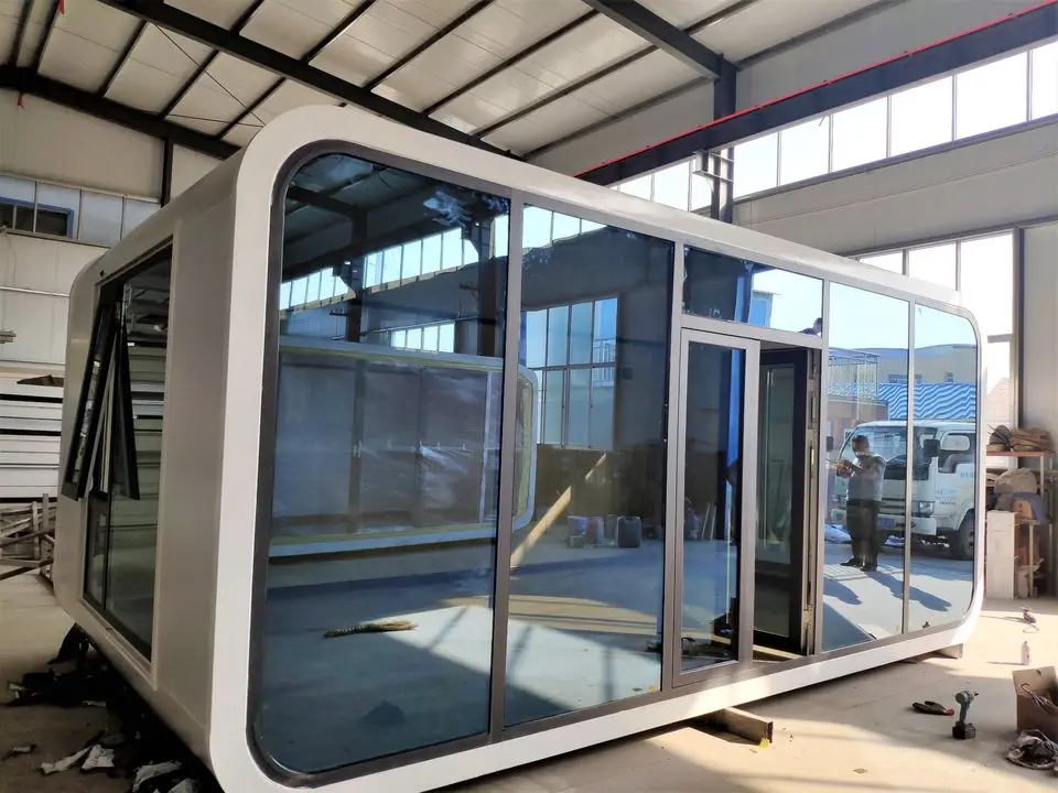Luxurious Prefab Pod Shaped Prefabricated Movable Steel Structure ...