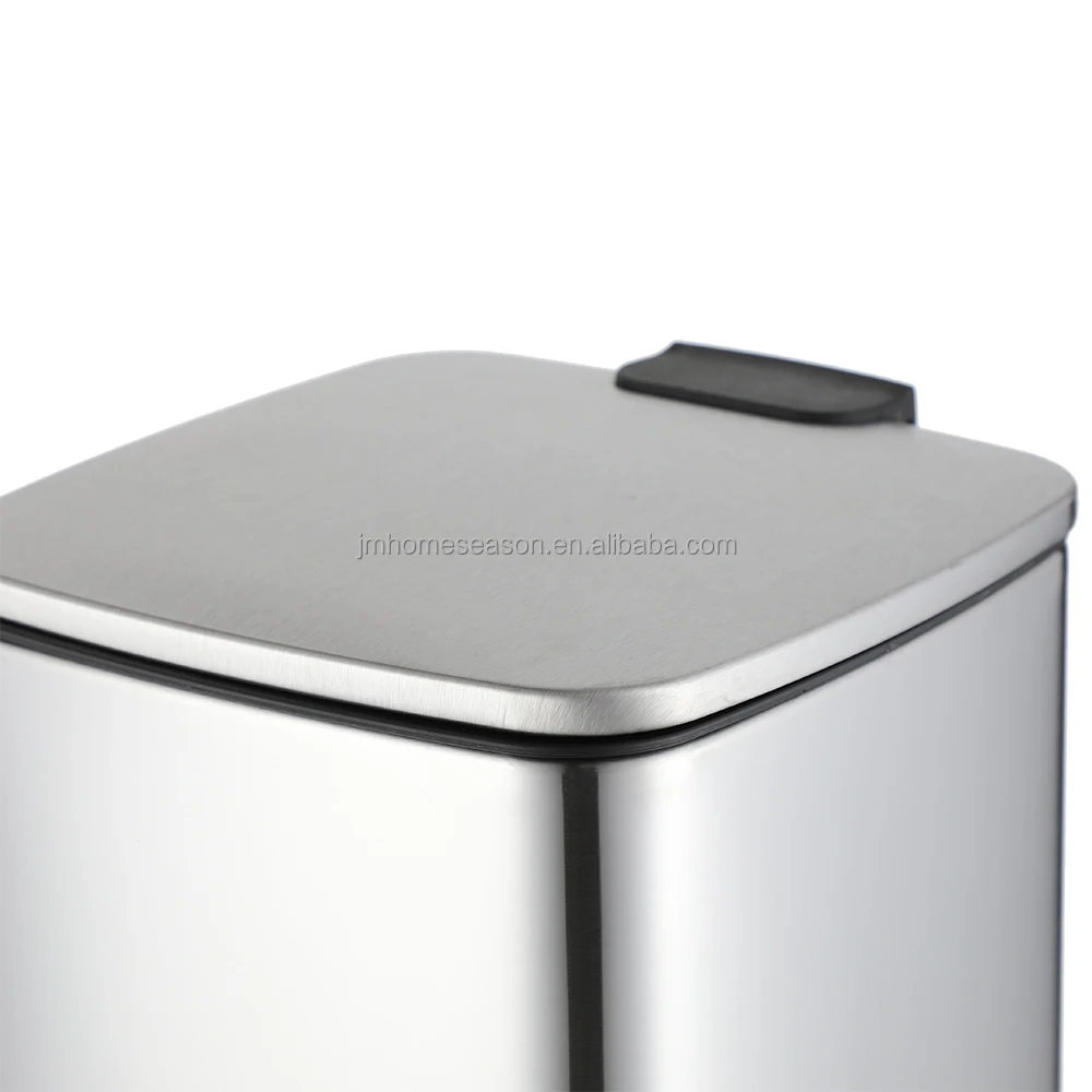 SY 5 Liter Modern Rectangular Small Waste Bin Stainless Steel Square ...
