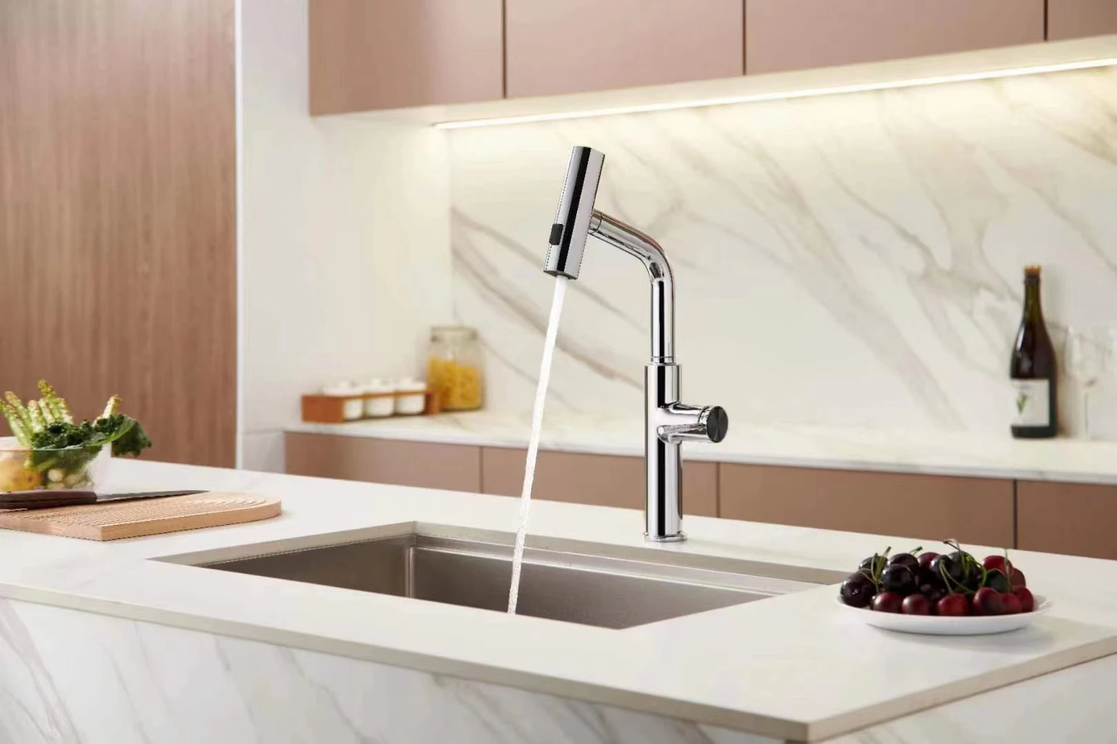 Oem Sus 304 360 Degree Rotating Faucet Sprayer Black Faucet Kitchen ...