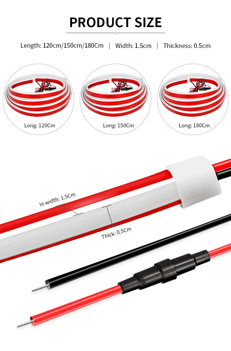 12V Universal Front Bumper Kit - LED DRL Illumination