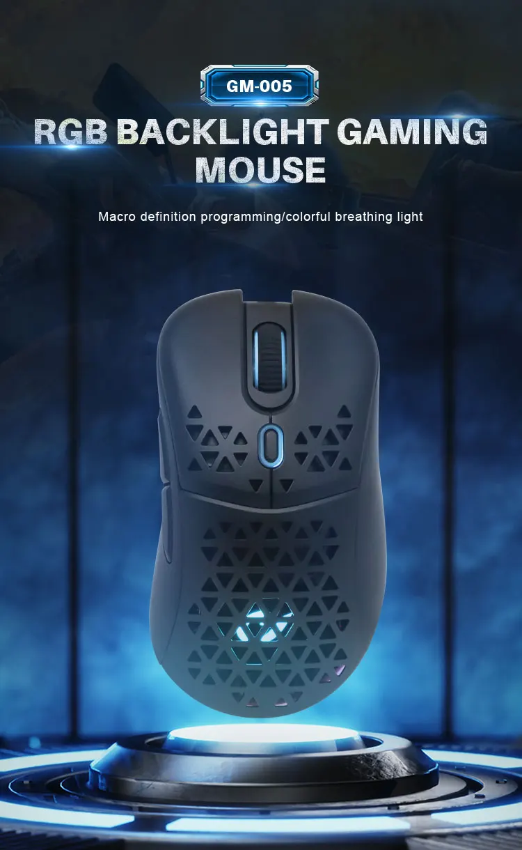 High Precision Sensor Rgb Backlit Gaming Mouse MAX 12000 DPI Honey ...