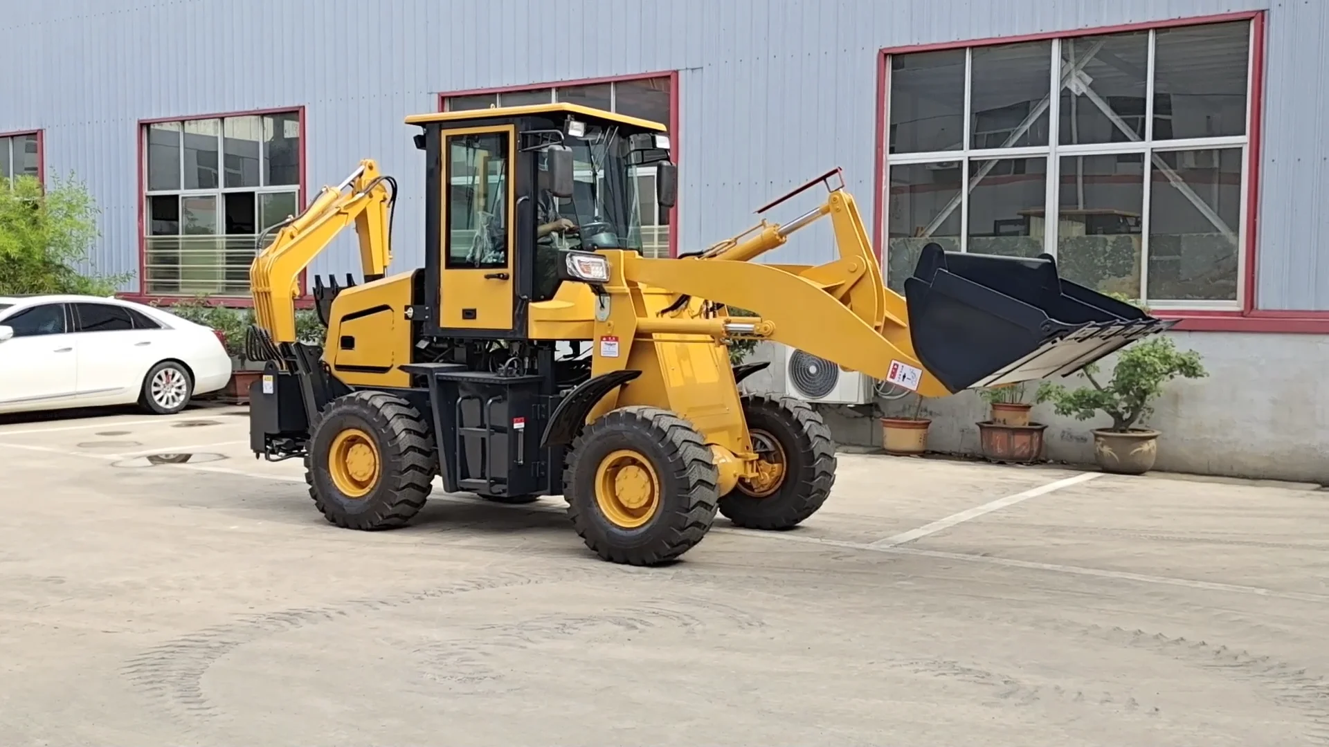 Epa China Small 4x4 Mini Digger Excavator Backhoe Loader With Price For ...