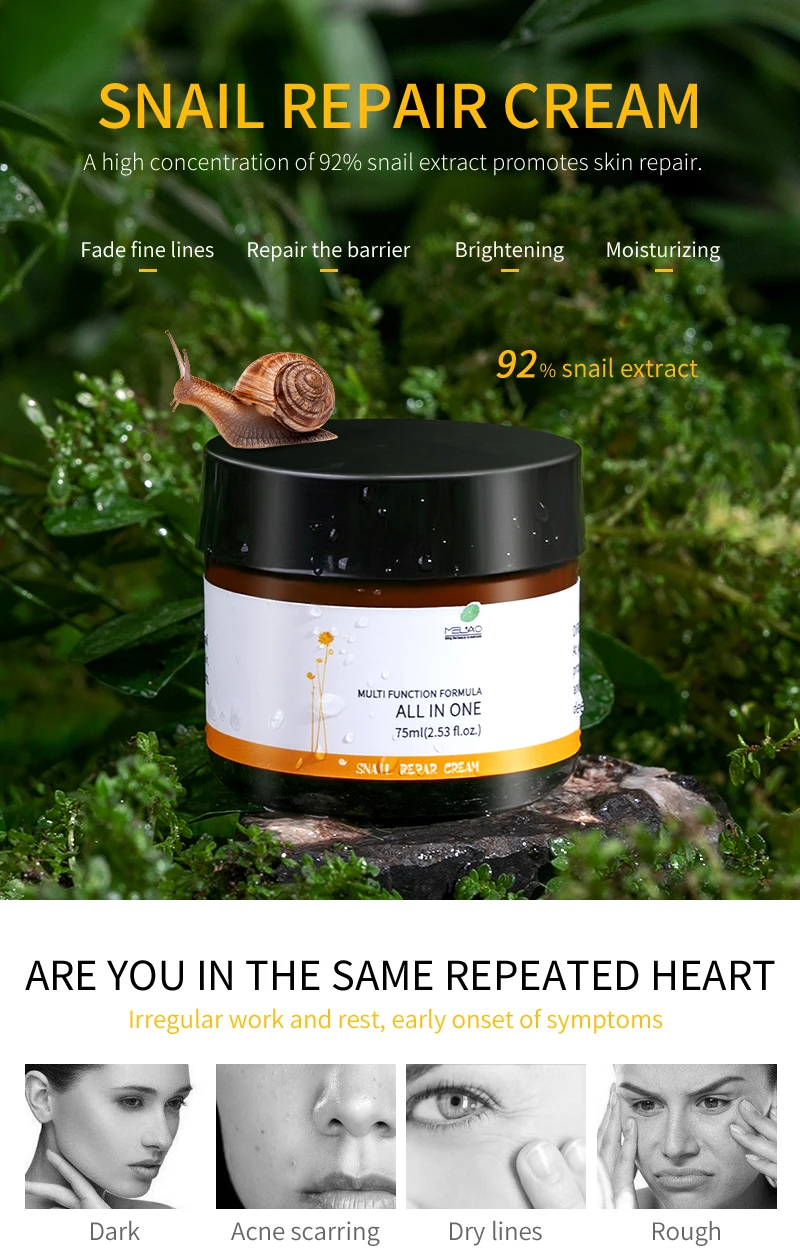 Oem Original Collagen Snail Cream Mucin Extract Facial Moisturizer ...