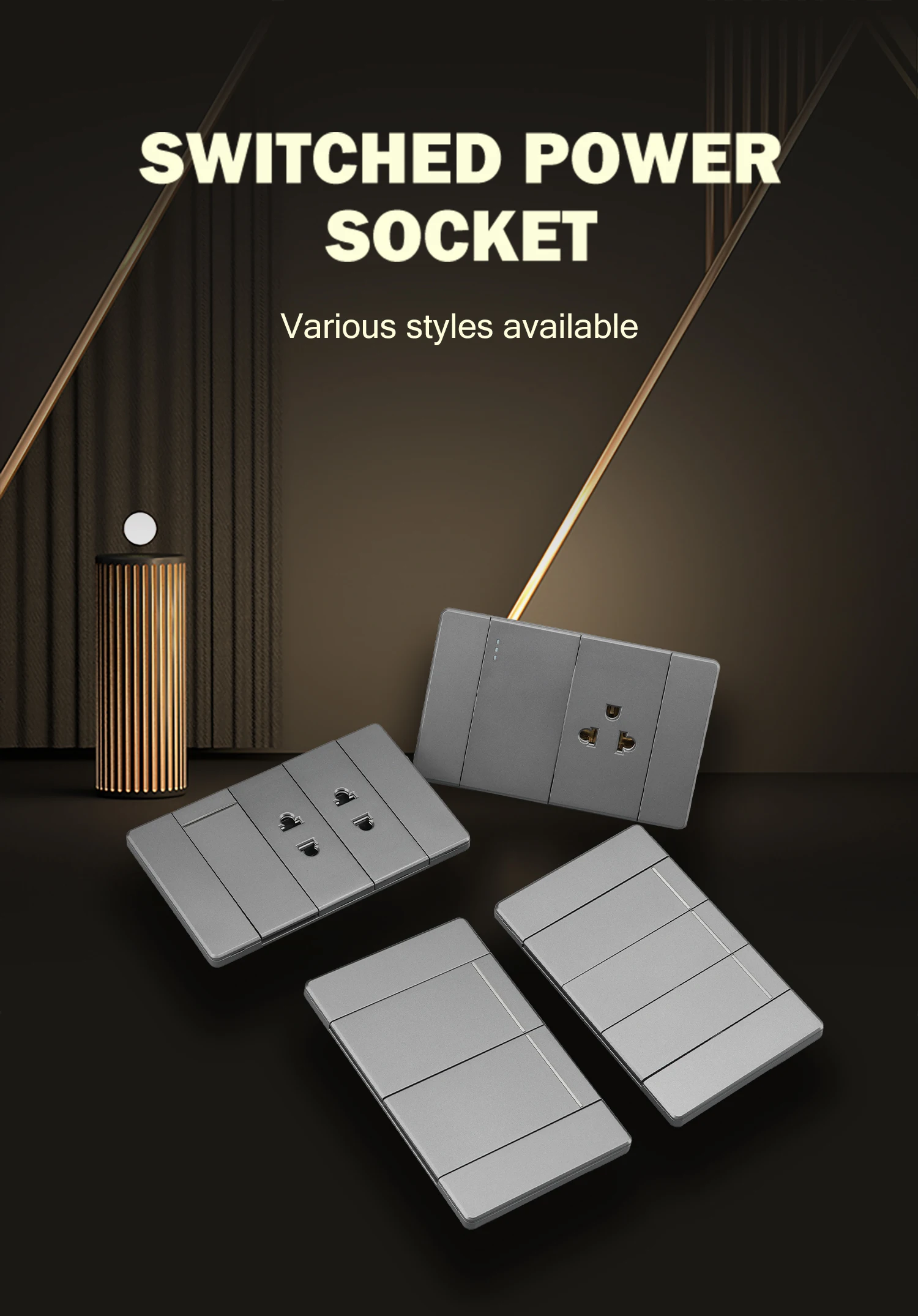 Modern Apagadores with Light - Slim & Ultrathin Switches
