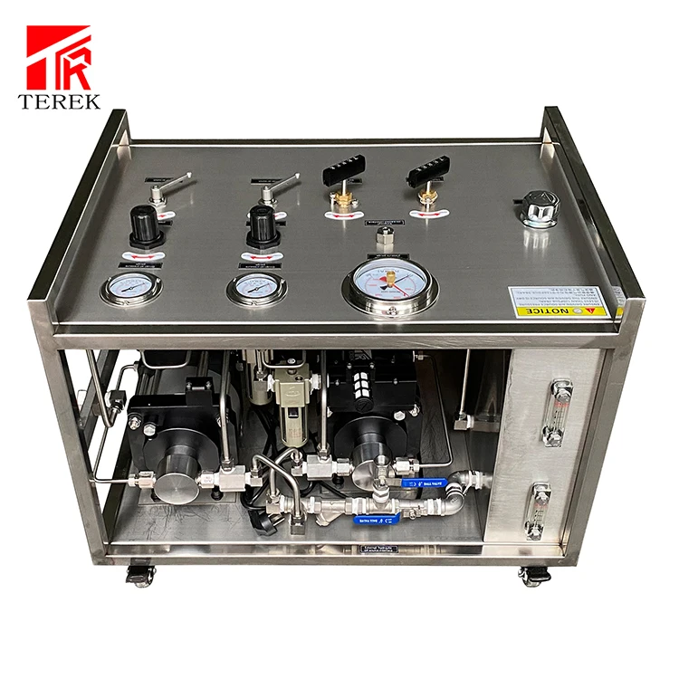 9000psi Portable Pneumatic Fluid Pressure Control Equipment