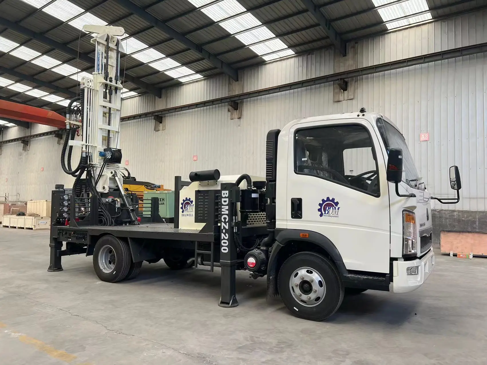 BDMCZ-200 Truck Mounted Water Well Drilling Rigs 200m