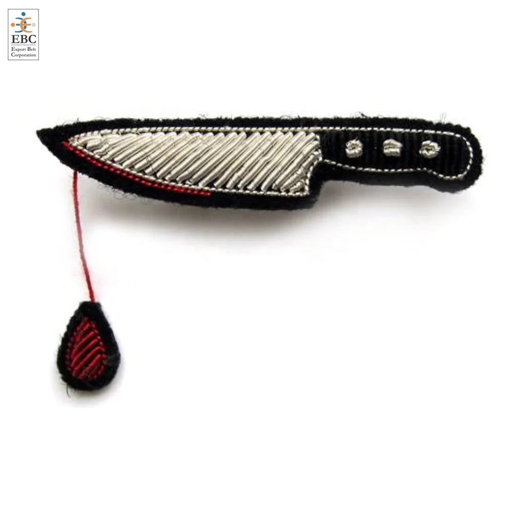 Stock Lot 100% Embroidery Lapel Pin Wedding Badge,Hand Embroidery ...