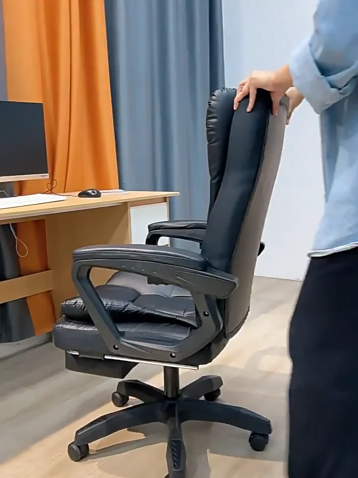 Modern High Back Revolving Guest Manager Boss Reclining Swivel Chair ...