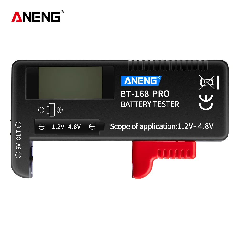 Aneng Bt-168 Pro Digital Lithium Battery Tester Universal Capacity ...
