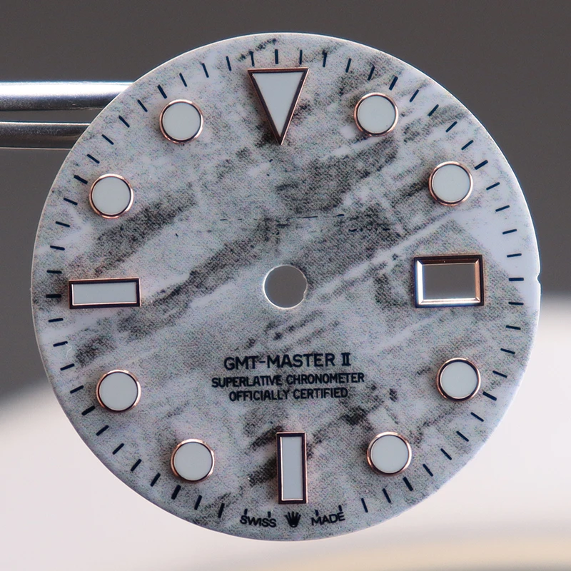 Custom Meteorite Dial for Eta 2824 Nh35 Nh36 7750 Movement