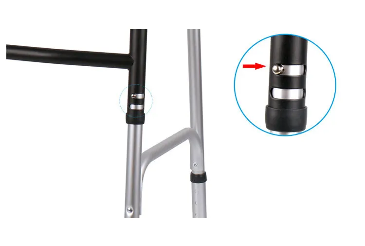 Adjustable Portable Rehabilitation Handicapped Walker for the Disabled