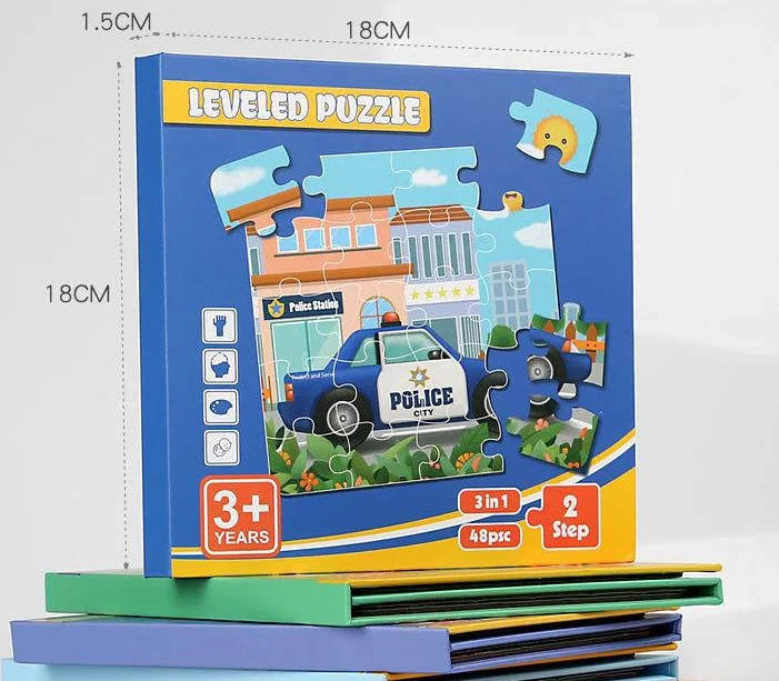 High-quality Folding Magnetic Progression Puzzle Book Children Early ...